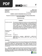 Ballast Water Record Book Amendments | PDF