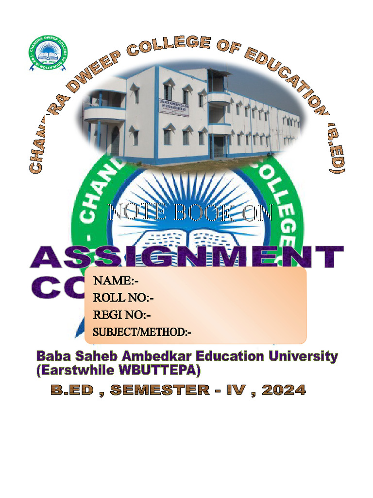 ASSIGNMENT FONT PAGE 3rd | PDF