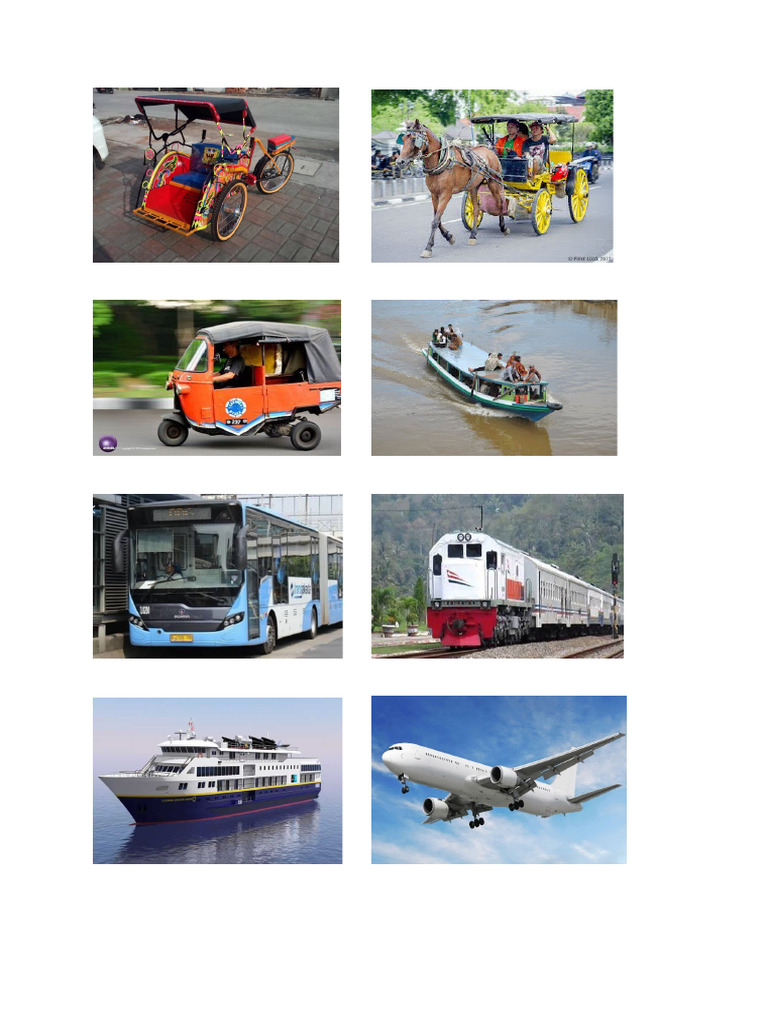 Alat Transportasi Tradisional dan Modern | PDF
