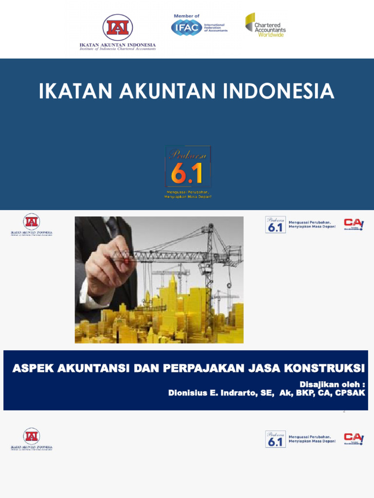 Akuntansi Perpajakan Jasa Konstruksi 2021. | PDF