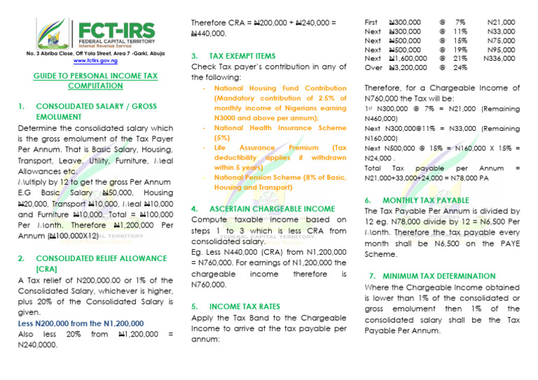 Guideline To Personal Income Tax Computation | PDF | Taxes | Salary