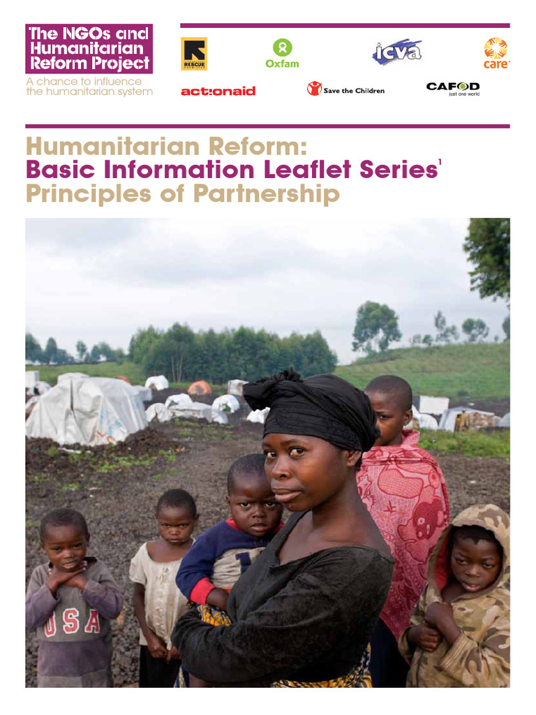 NGO Humanitarian Reform Principles of Partnership | PDF | Non ...