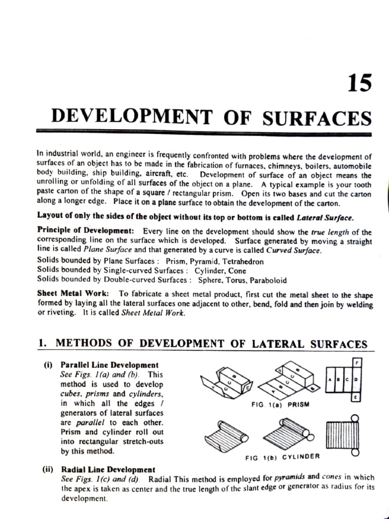 development of surfaces | PDF