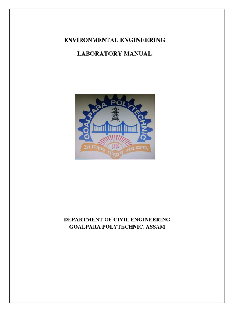 Environmental Lab Manual | PDF | Ph | Titration