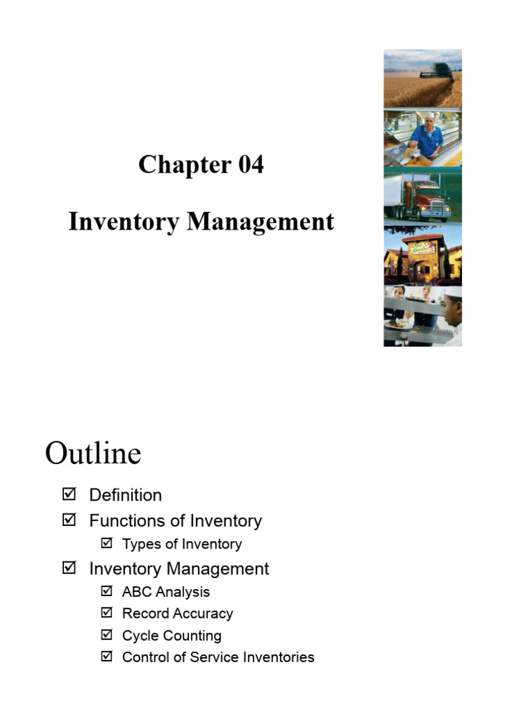 CH04Inventory MGT Final | PDF | Inventory | Business Economics