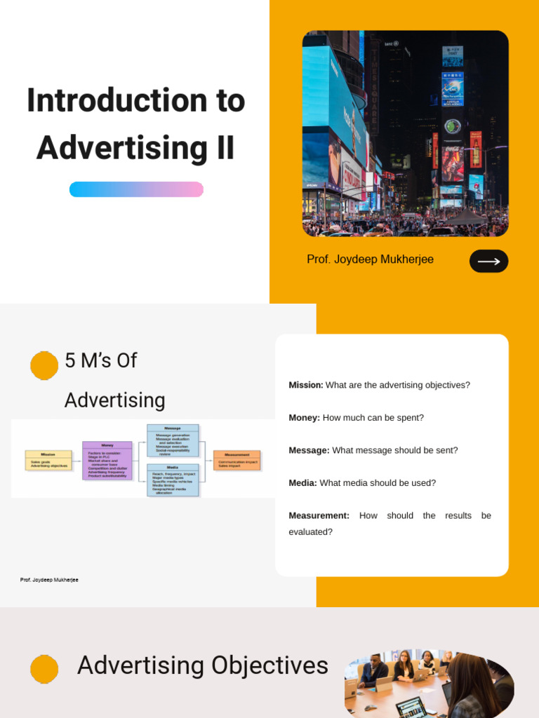 5Ms of Advertising | PDF | Advertising | Brand