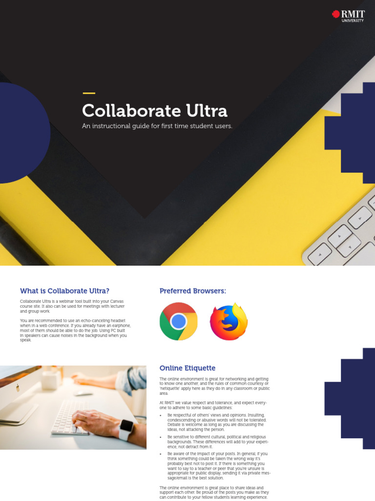 Collaborate Ultra Guide for Students | PDF | Human Communication ...