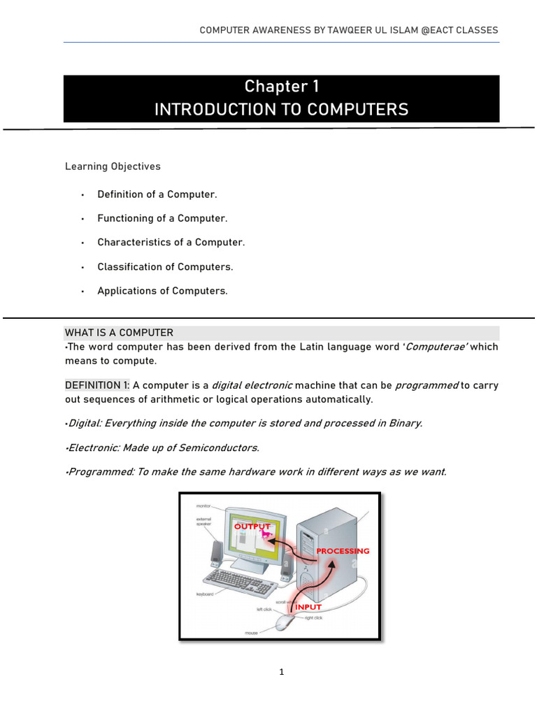 Cha 1 | PDF | Computer Data Storage | Personal Computers