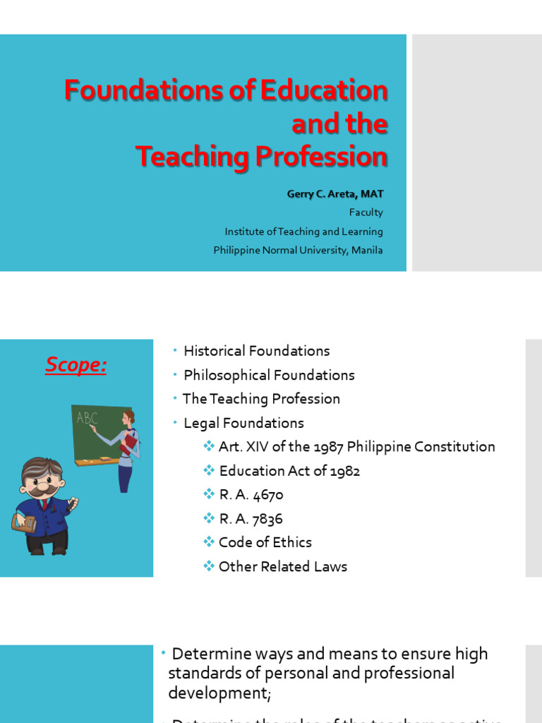 Foundations of Education | PDF | Knowledge | Reason