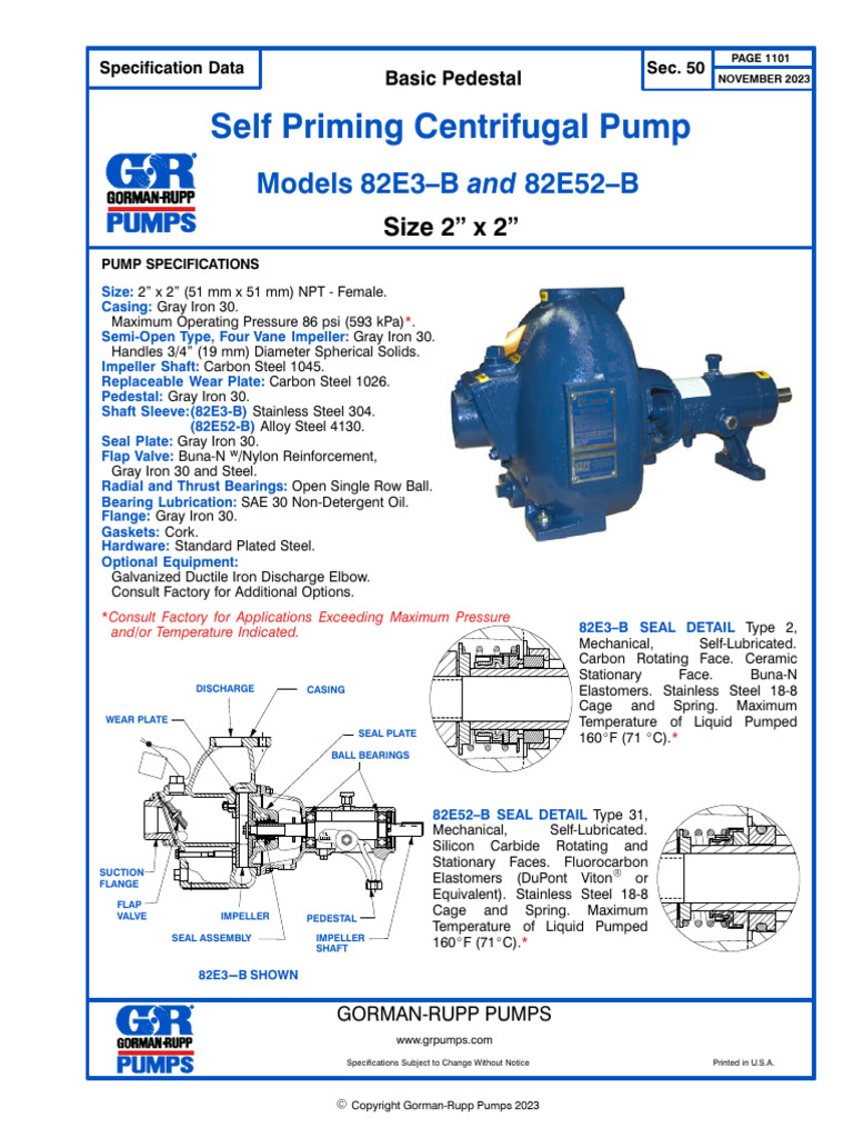 Bleed Pump - GR (B2e3-B) | PDF | Pump | Steel