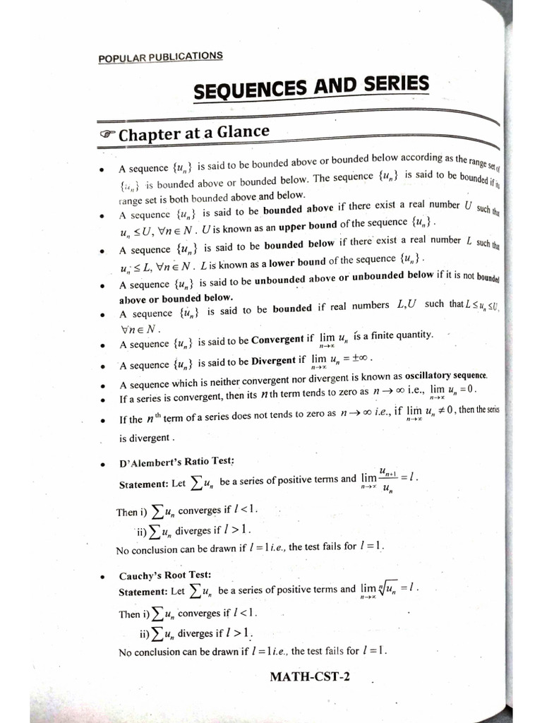 Maths Makaut Organizer | PDF | Series (Mathematics) | Sequence
