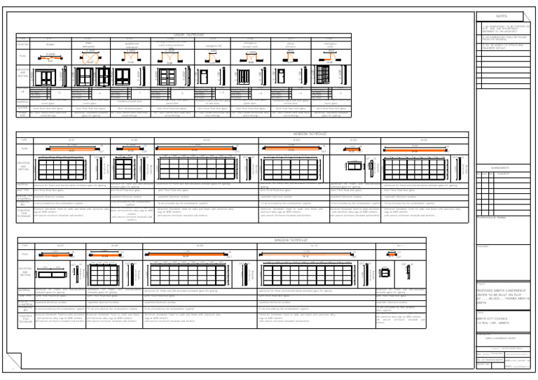 Door & Window Schedule | PDF | Window | Glasses