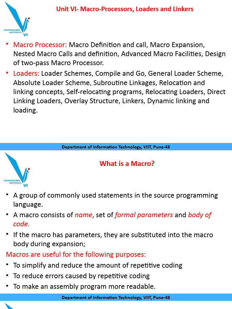 Macro Processors & Loaders Guide | PDF | Computer Program | Programming