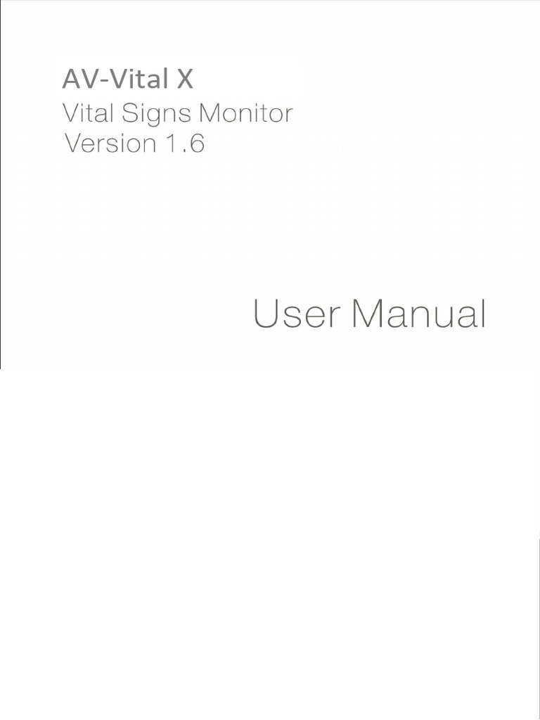 AV-Vital X User Manual | PDF | Computer Security | Security