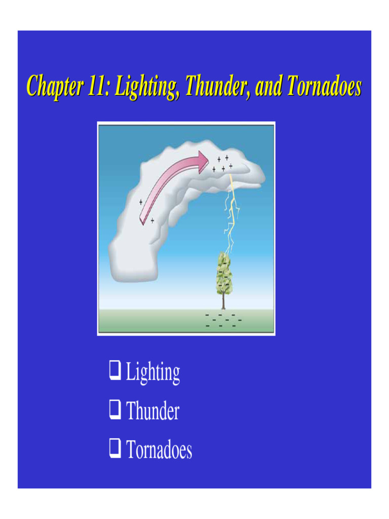 Chapter 11 Lighting All | PDF | Thunderstorm | Lightning