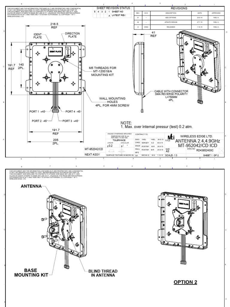 AP ANT 48 Installation Guide A00100414en - Us | PDF | Electronics