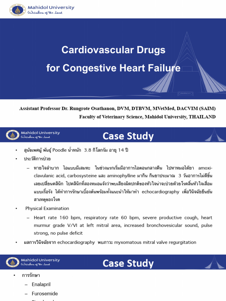 Part 3 - Cardiovascular Drugs For Congestive Heart Failure | PDF