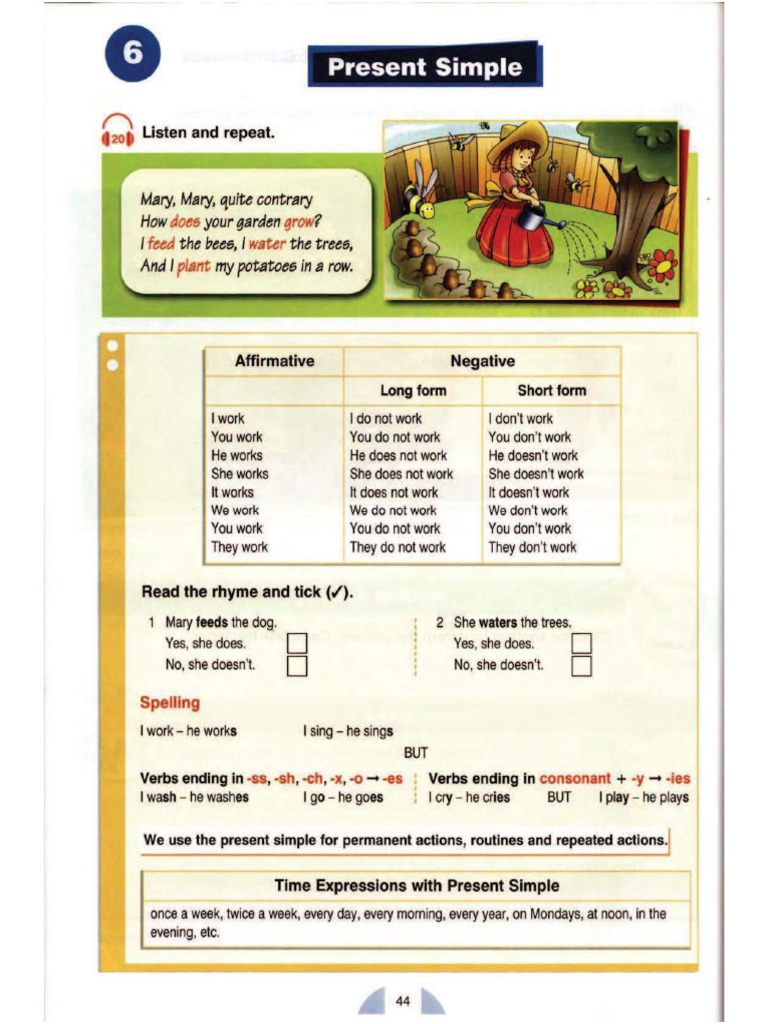 Present Simple | PDF