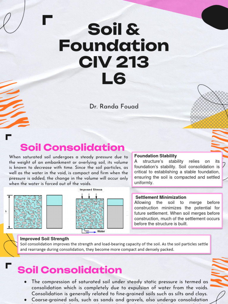 Lecture (6) - CIV 213 | PDF | Geotechnical Engineering | Earth Sciences