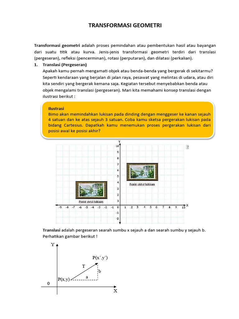 Materi Transformasi Geometri | PDF