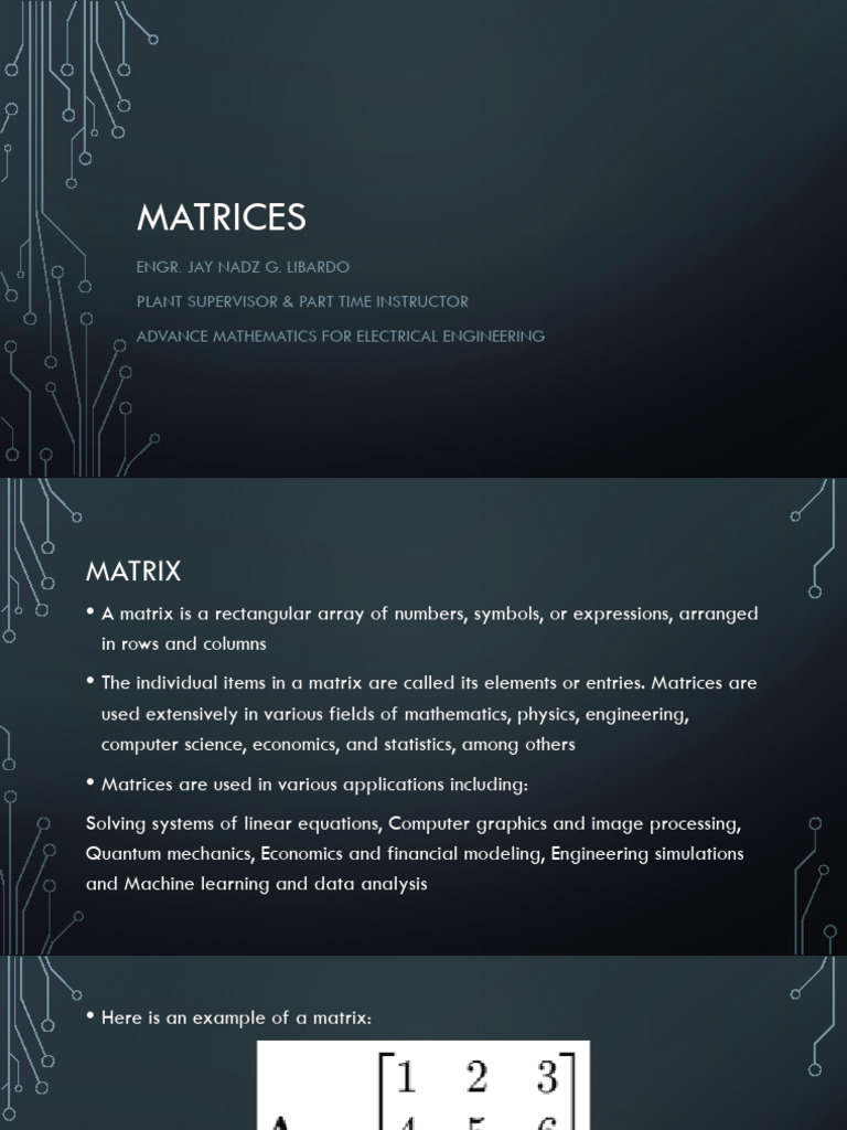 Matrix (2) | PDF | Matrix (Mathematics) | Determinant