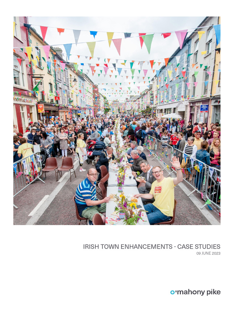 Irish Case Studies On Town Enhancements | PDF | Business