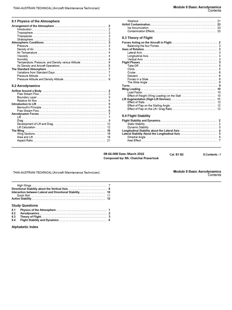 Basic Aerodynamics Training Manual | PDF | Atmosphere Of Earth ...