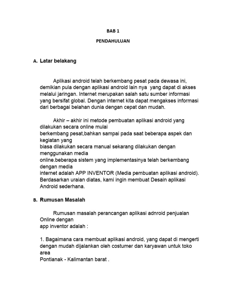 Makalah Aplikasi Android | PDF