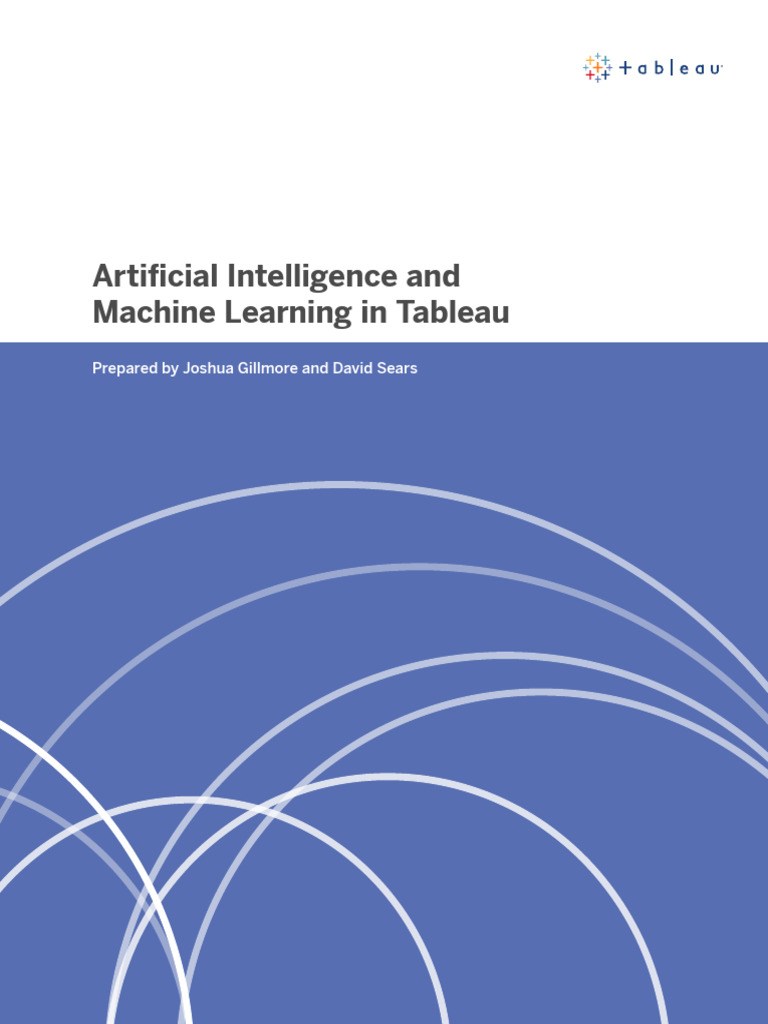 AI and ML Integration in Tableau | PDF | Machine Learning | Artificial ...