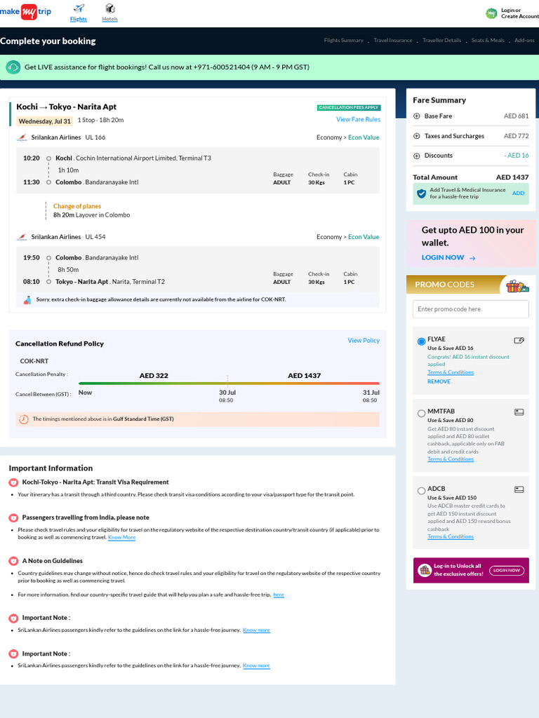 MakeMyTrip 1 2558 | PDF | Credit Card | Visa Inc.