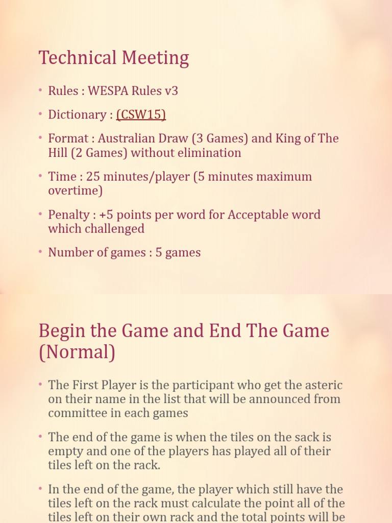 Technical Meeting | PDF