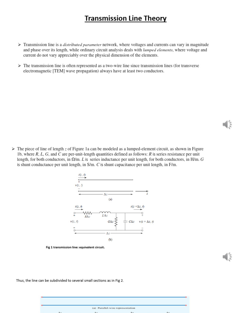 Transmission Line Theory Explained | PDF | Transmission Line | Waves