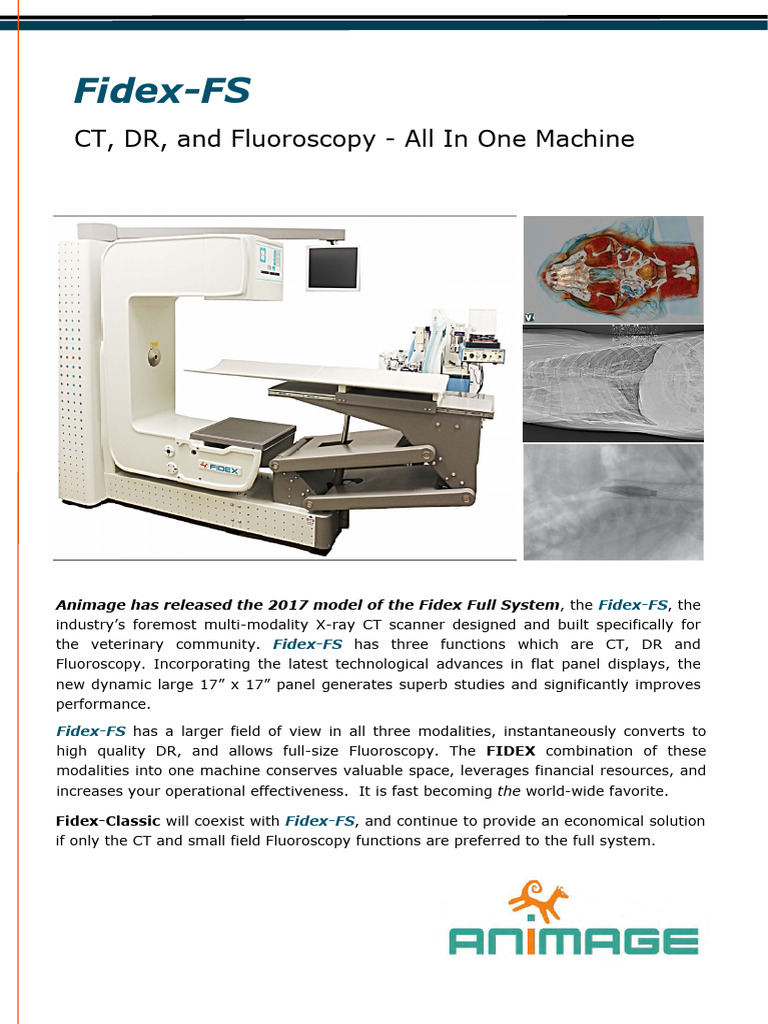 FIDEX-FS-Brochure-2018 | Download Free PDF | Ct Scan | Tomography