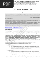BBOK407 Model Question Paper 2022 | PDF | Biology | Life Sciences