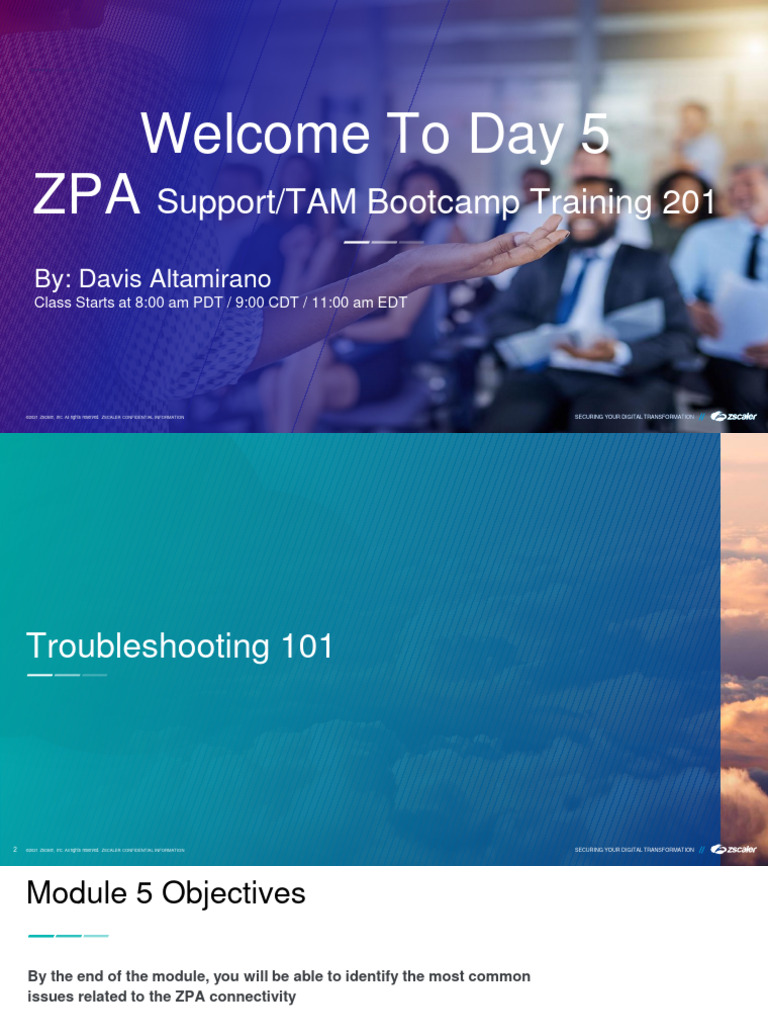 Day 5 ZPA Bootcamp Slides - New Hire Version | PDF | Port (Computer Networking) | Domain Name System