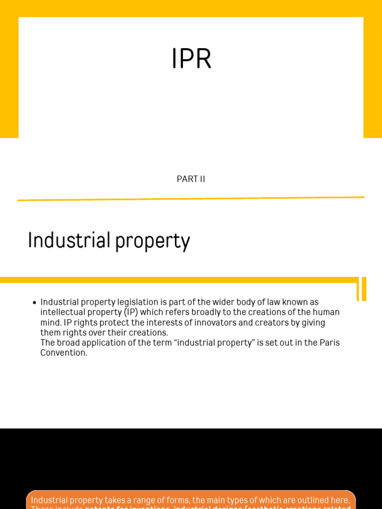 IPR Chapter 1 - Part 2.pptx - 20240118 - 125051 - 0000 | PDF | Intellectual Property | Copyright