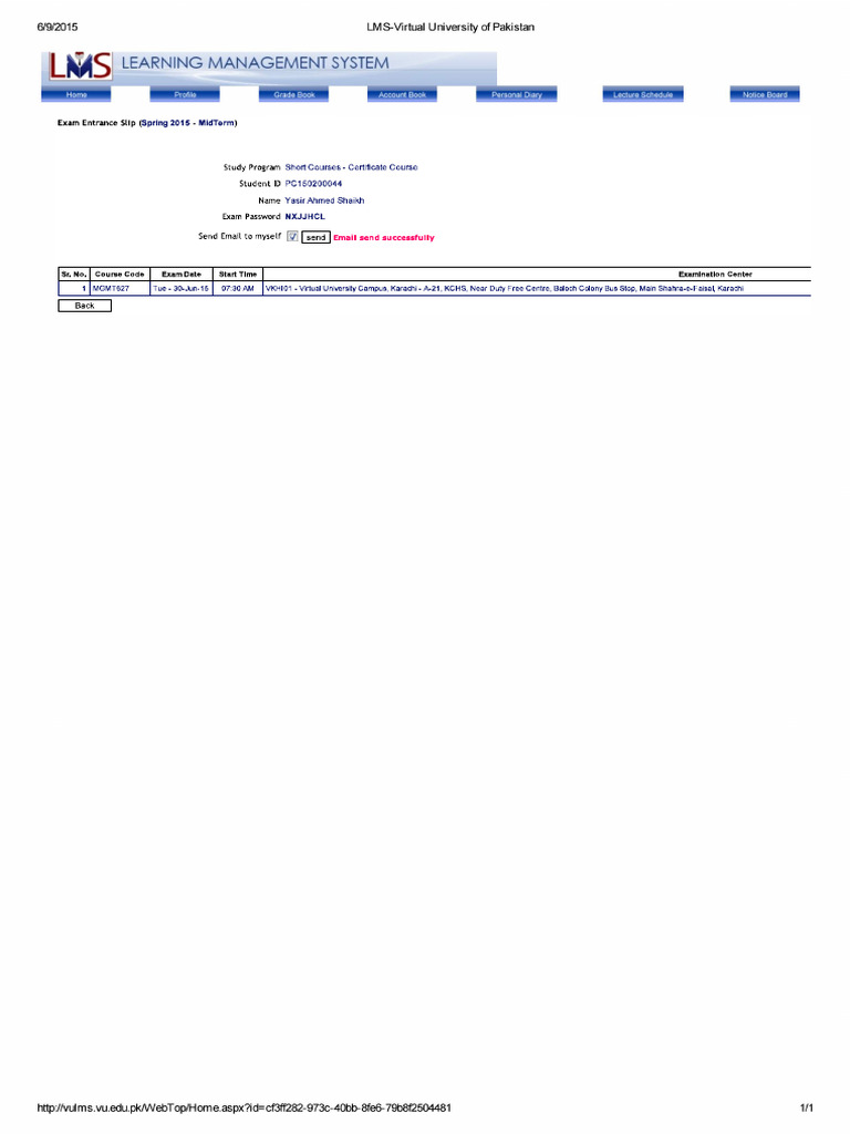 LMS-Virtual University of Pakistan | PDF