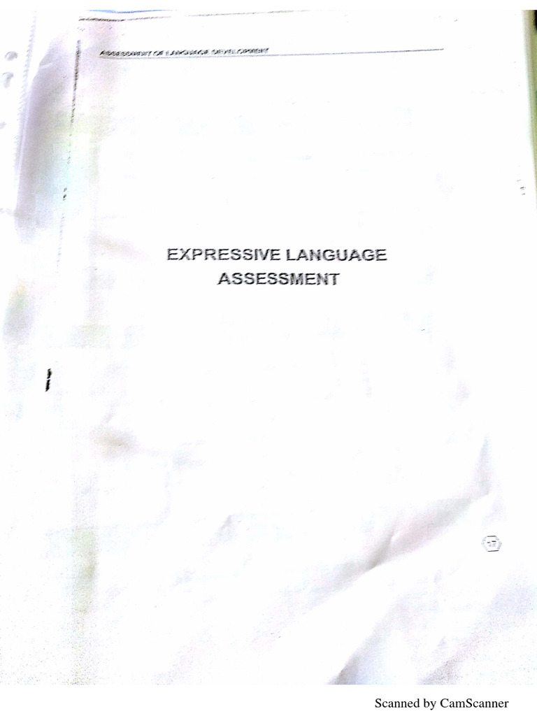 ALD Speech Test Material | PDF