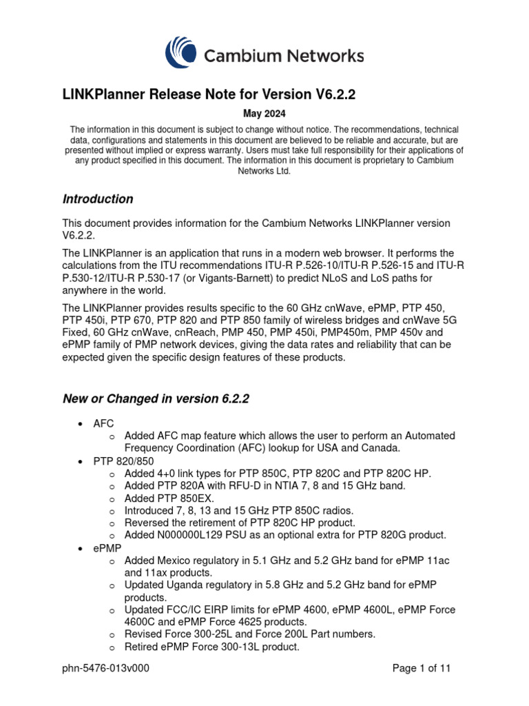 Link - Planner Untuk Cambium ptp670 | PDF | Software Bug ...