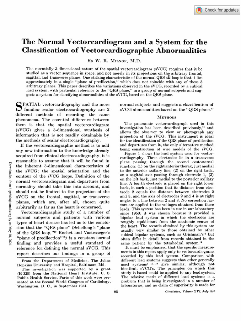 VCGG | PDF | Rotation | Electrocardiography