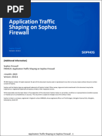 Sophos Firewall Traffic Shaping Guide | PDF | Firewall (Computing) | Bandwidth (Computing)