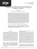 Language Disorder Severity Assessment | PDF | Percentile | Mean