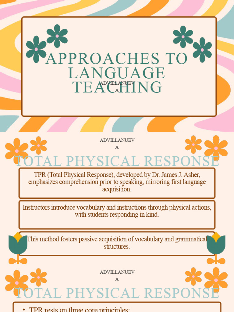 APPROACHES TO LANGUAGE TEACHING (Pt. 3) | PDF | Learning | Cognitive Science