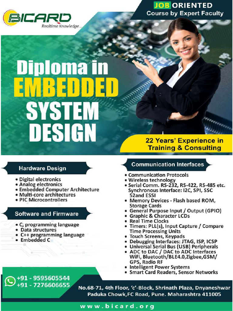 Dip in Embedded Systems Design | PDF