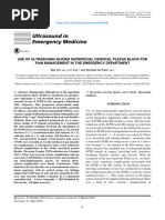 Ultrasound-Guided Clavipectoral Fascial Plane Block in A Patient ...