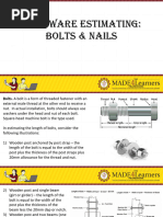 Anchor Bolt Projection Guide | PDF