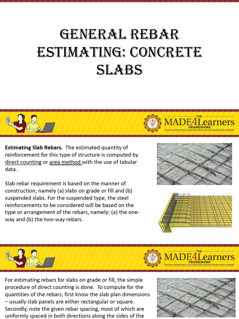 Lesson 11_Metal Reinforcement Estimate 6 | PDF | Civil Engineering ...