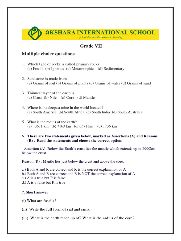 Geography CH .2 Workshee | PDF