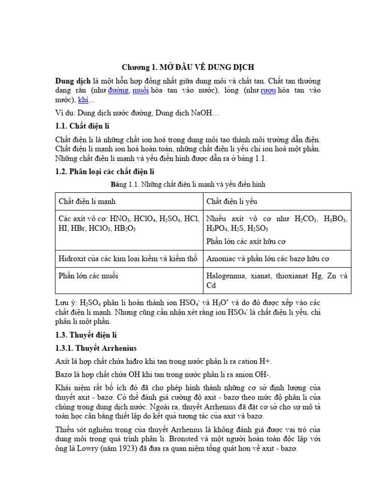 Tai Lieu Pha Che Hoa Chat Li Thuyet | PDF