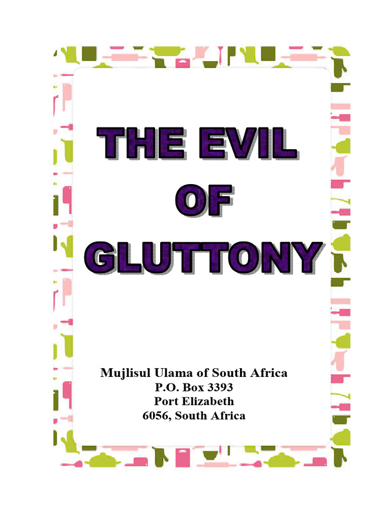 Books - THE EVIL OF GLUTTONY - Booklet | PDF | God In Islam | Sharia